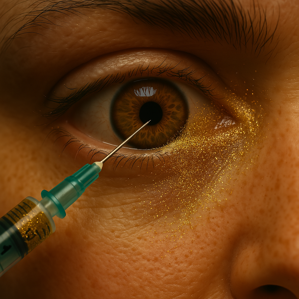 Gold injection in mouse eye – Into Tomorrow with Dave Graveline